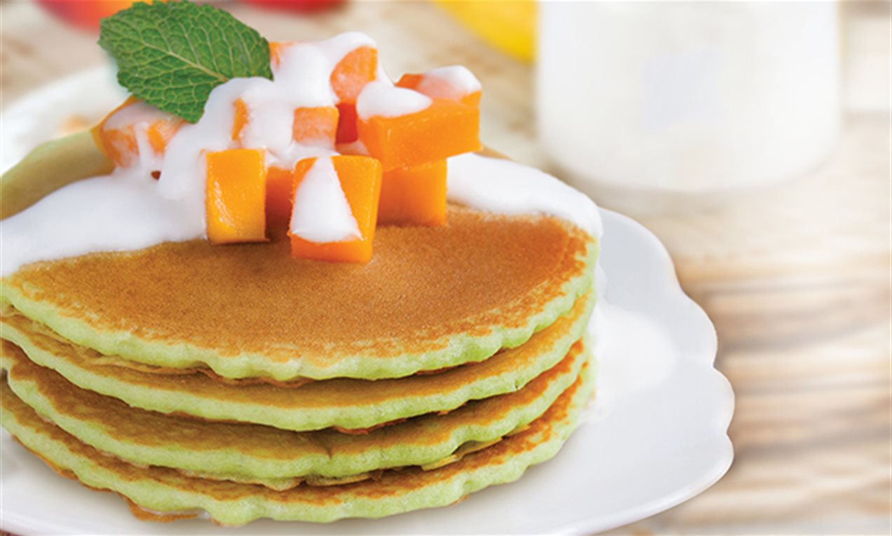 Mango Pandan Pancake Recipe | Dr. Oetker